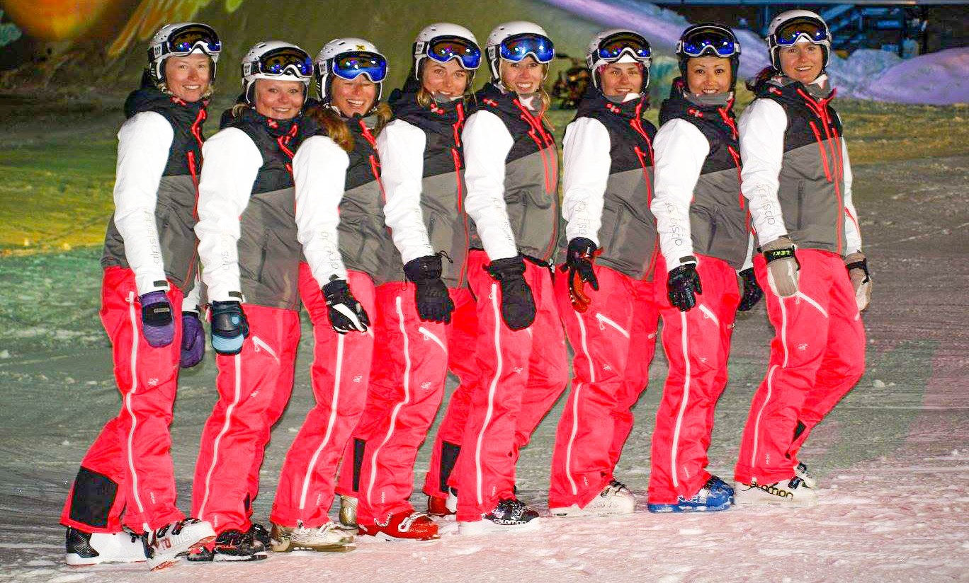 De Nederlandse Iris maakt deel uit van de Snow Pirates - Sneeuwsportleraren